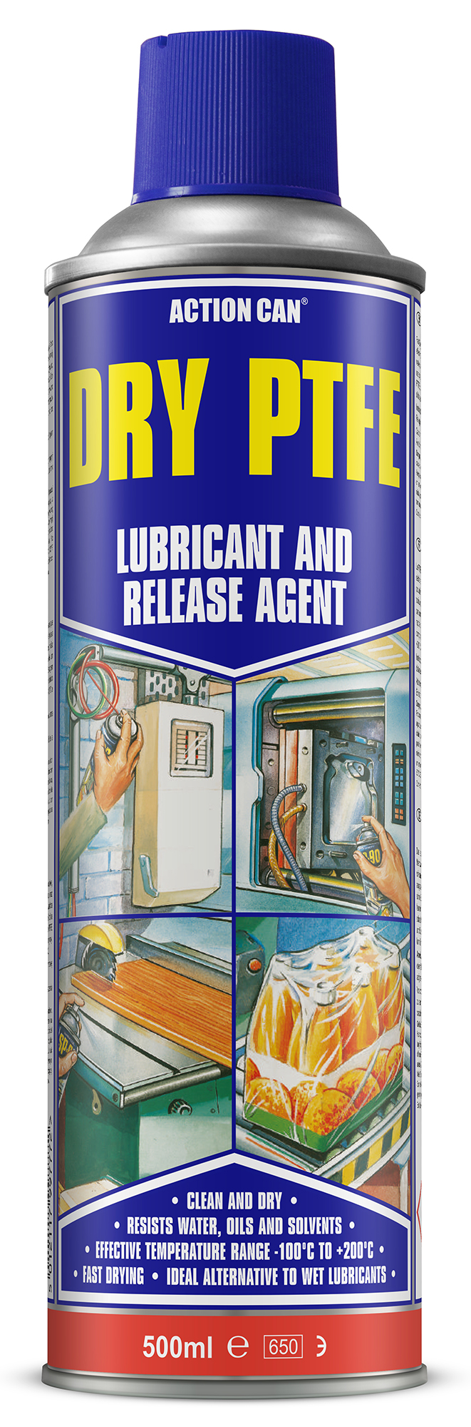 Dry film lubricant and release agent High resistance to water, oil and ...