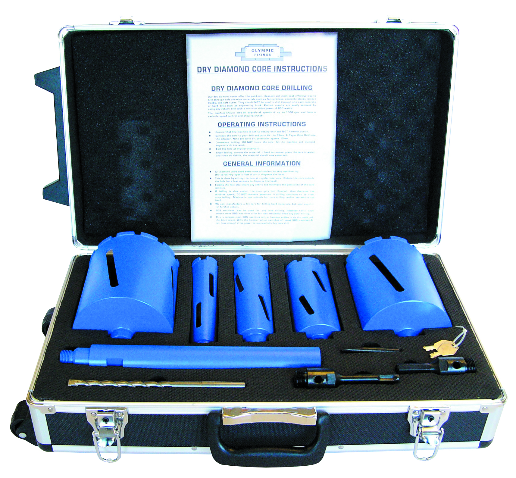 Robust aluminium case for both sets Wheeled style with extendable ...
