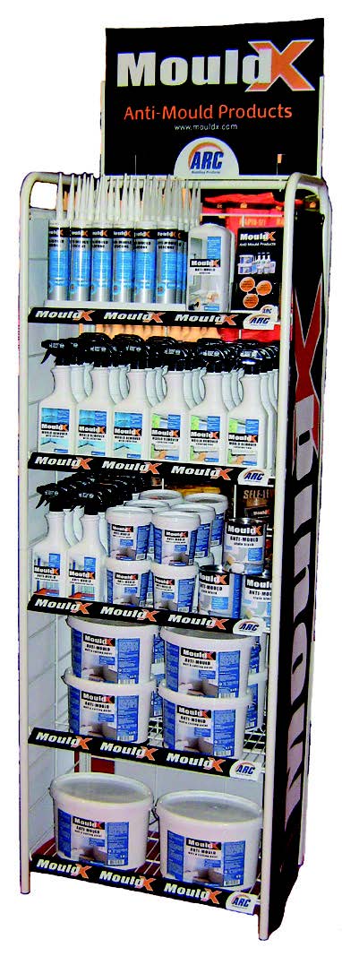 Free standing 5 tier display with header card Used with any combination ...